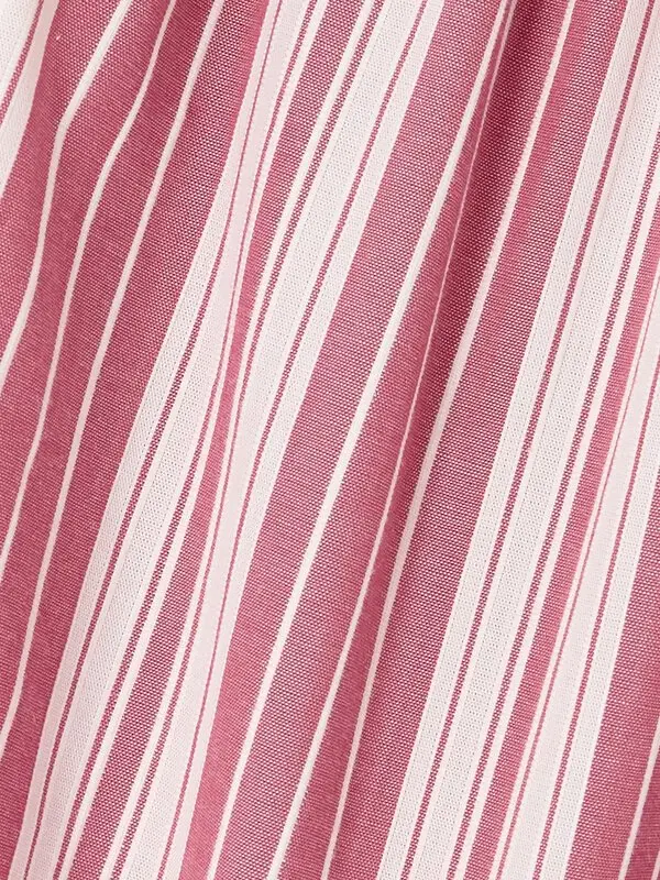 Faithfull The Brand Elva Striped Cotton Shorts - Pink