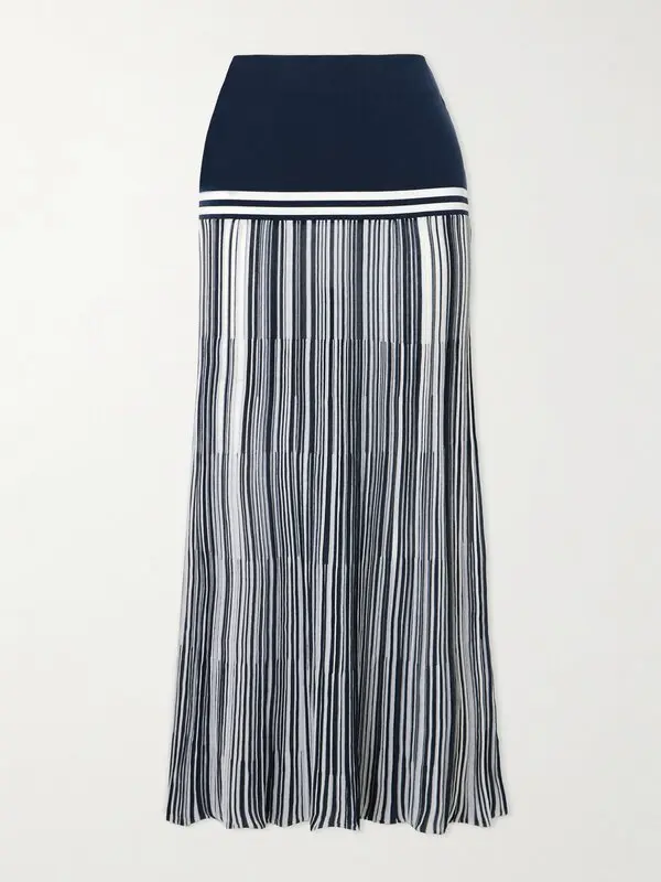 Faithfull The Brand Citara Maxi Skirt - Blue