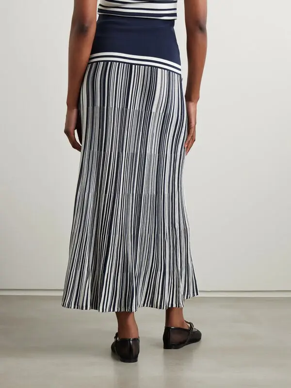 Faithfull The Brand Citara Maxi Skirt - Blue