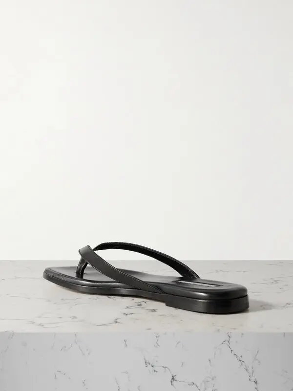 EMME PARSONS Meta Leather Flip Flops