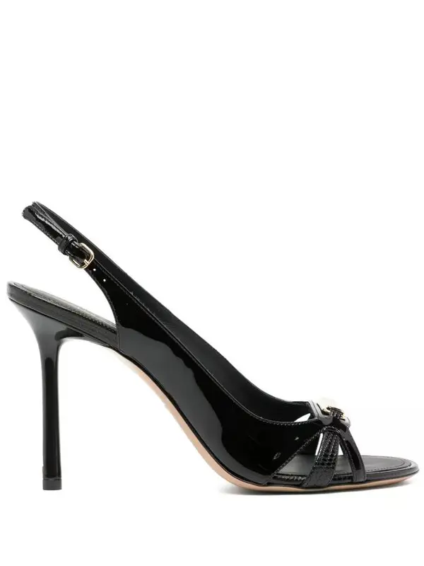 FERRAGAMO Leather 100mm Sandals