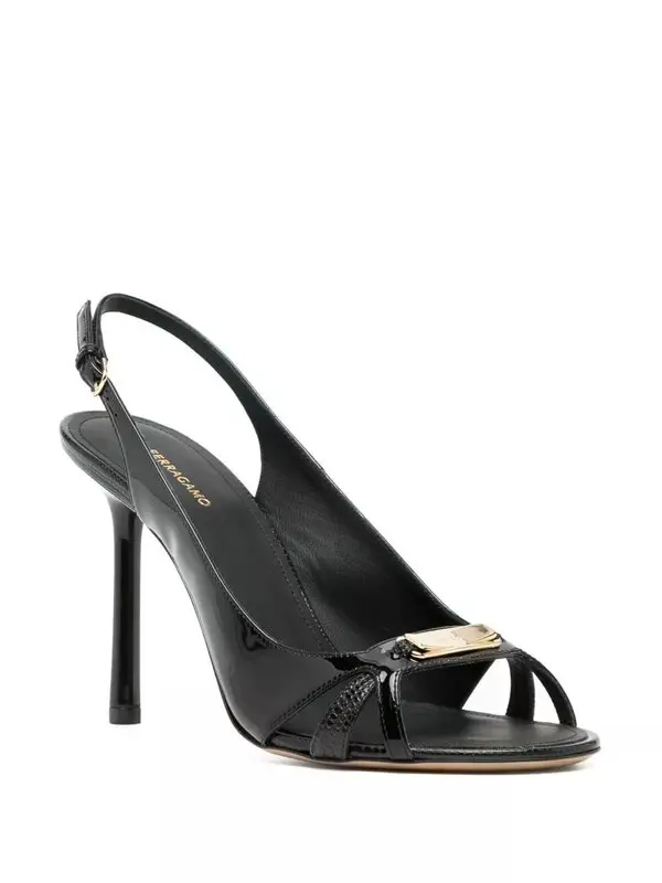 FERRAGAMO Leather 100mm Sandals