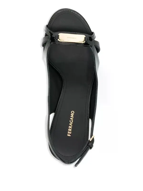 FERRAGAMO Leather 100mm Sandals