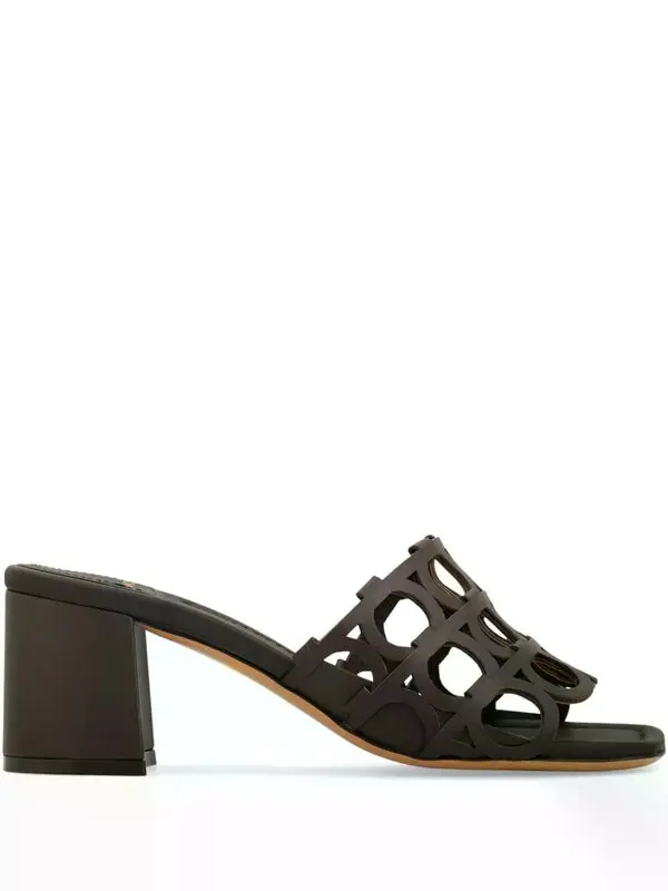 FERRAGAMO Gancini Sandals - Brown