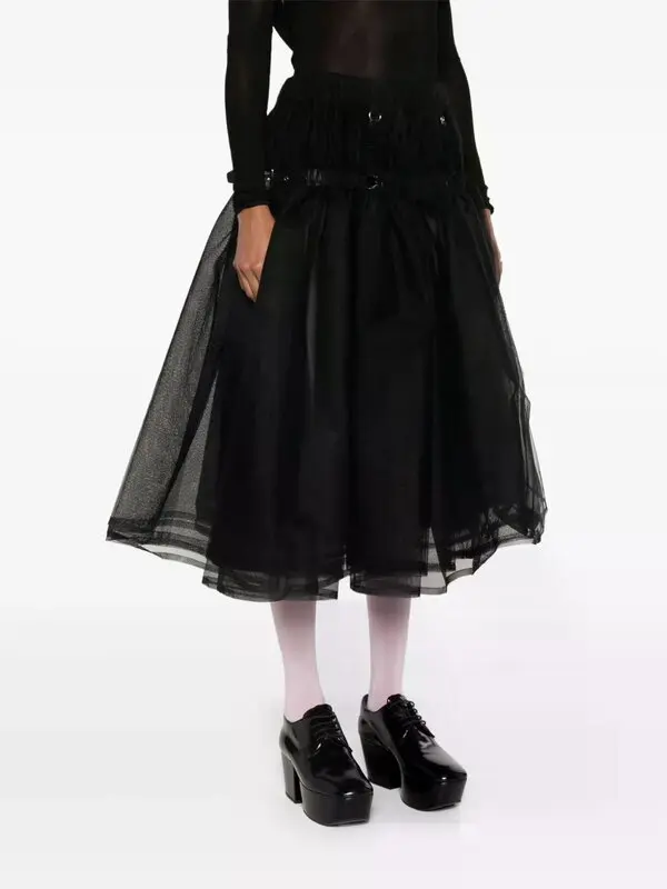 Noir Kei Ninomiya Tulle Midi Skirt