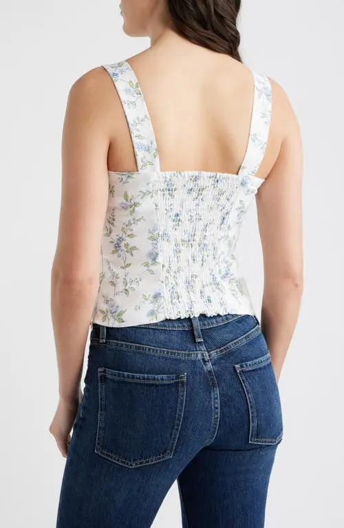 REFORMATION Darci Linen Tank - Nostalgia
