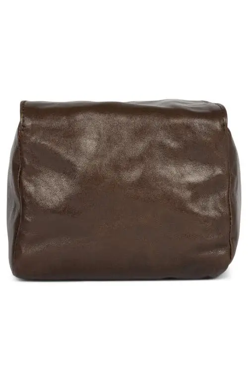 Jeffrey Campbell Boxed-up Leather Crossbody Bag - Espresso