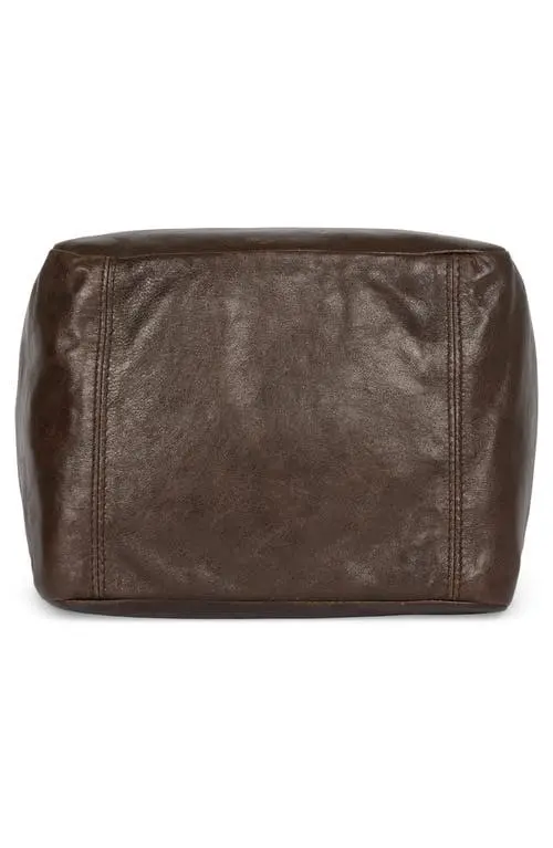 Jeffrey Campbell Boxed-up Leather Crossbody Bag - Espresso