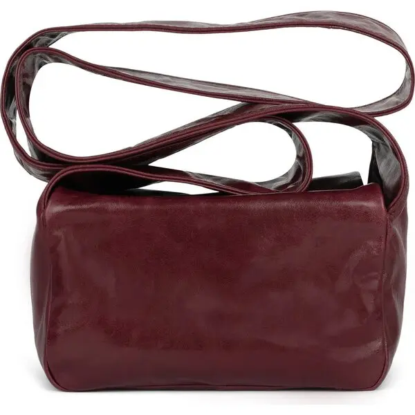 Jeffrey Campbell Boxed-up Leather Crossbody Bag