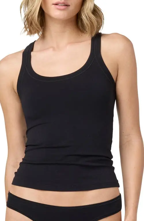 FLORENCE BY MILLS Stretch Cotton Camisole - Black