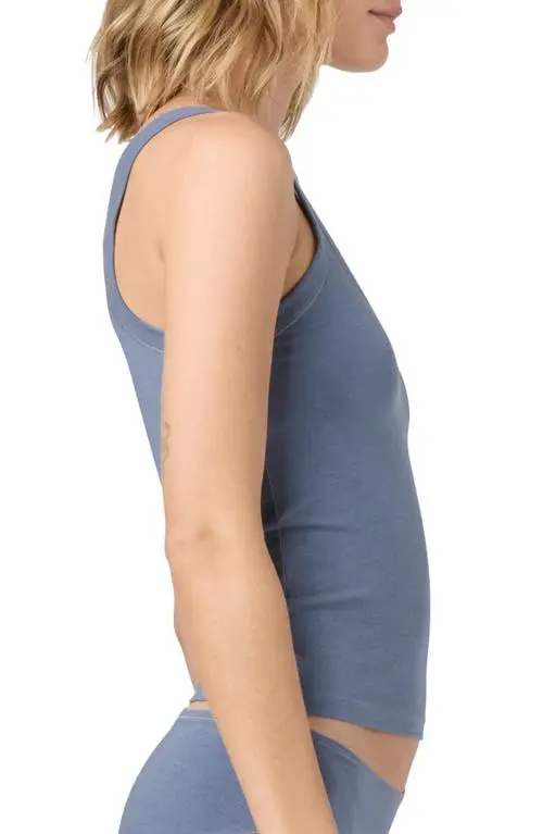 FLORENCE BY MILLS Stretch Cotton Camisole - Grisaille