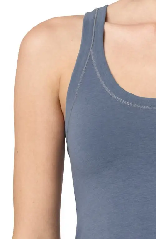 FLORENCE BY MILLS Stretch Cotton Camisole - Grisaille