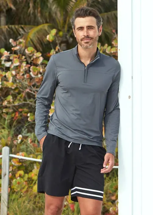 CABANA LIFE Sport Zip Top