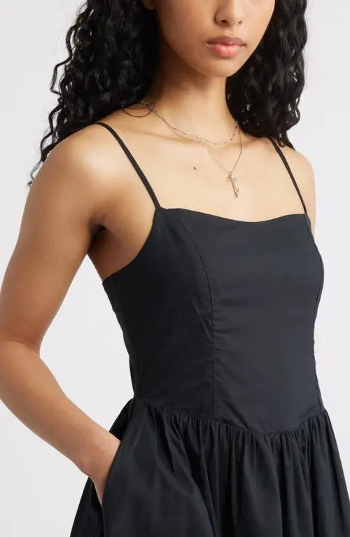 black bride dress Black Tulle A-line Wedding Dresses With Train, MW996