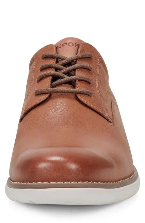 Rockport Garett Plain Toe Derby - Light Natural