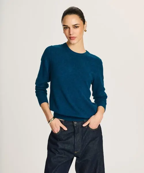 Naadam Original Cashmere Sweater - Peacock Blue