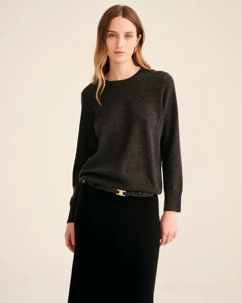 Naadam Original Cashmere Sweater - Smoke