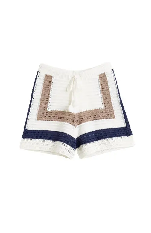 Chinti & Parker Crochet Capri Shorts