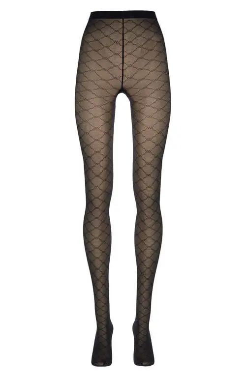 Wolford Sheer Patterned Tights