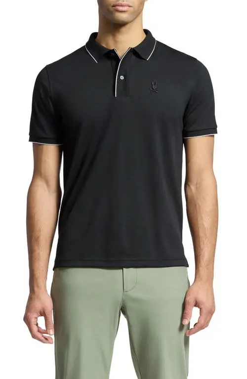 Psycho Bunny Bryce Performance Polo - Black