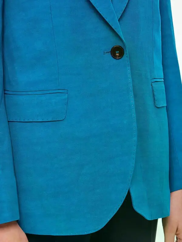 Alberto Biani Single-breasted Blazer - Blue