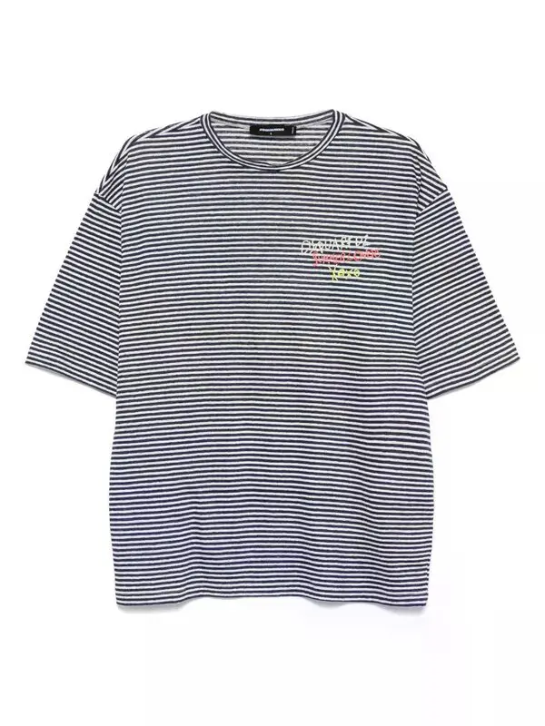 Dsquared2 Logo-embroidered T-shirt