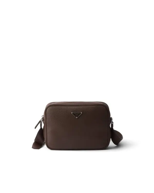 Prada Leather Shoulder Bag - Brown