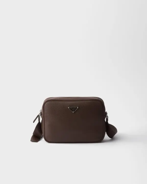 Prada Leather Shoulder Bag - Sienna