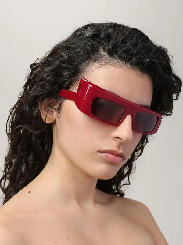 Gcds Rectangular Sunglasses - Red