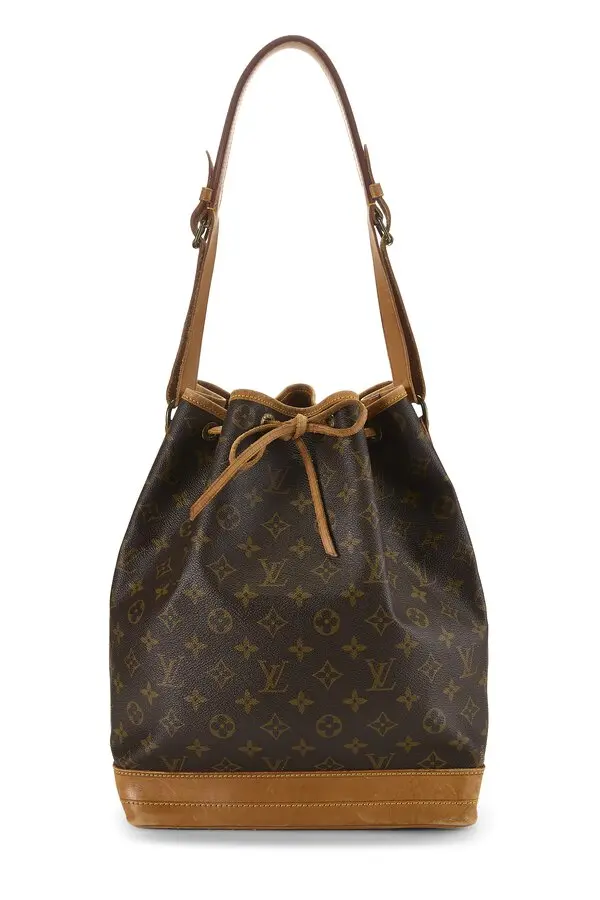 LOUIS VUITTON Monogram Noé Bucket Bag - Brown