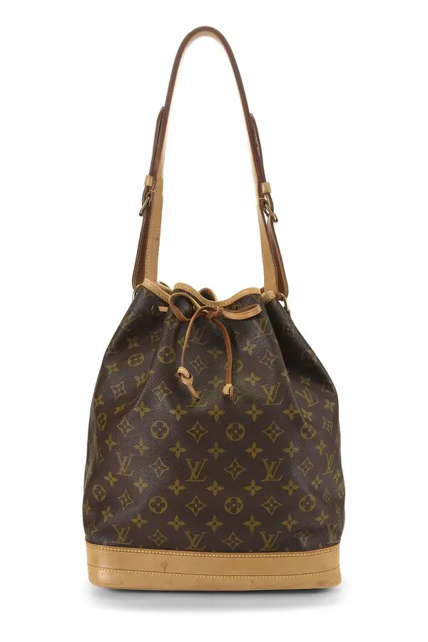 LOUIS VUITTON Monogram Canvas Bucket Bag - Brown