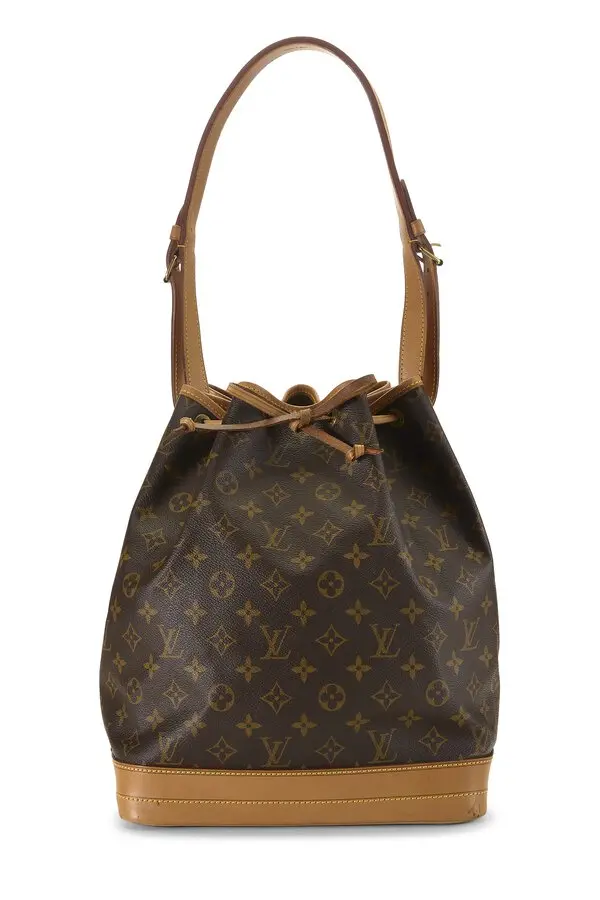 LOUIS VUITTON Monogram Canvas Bucket Bag - Brown