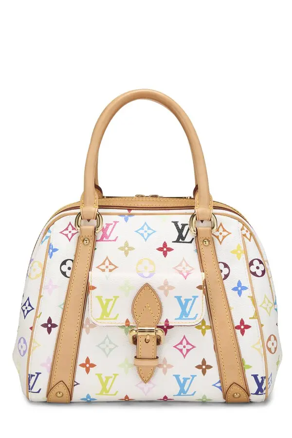 LOUIS VUITTON Takashi Murakami Monogram Multicolore Priscilla - White