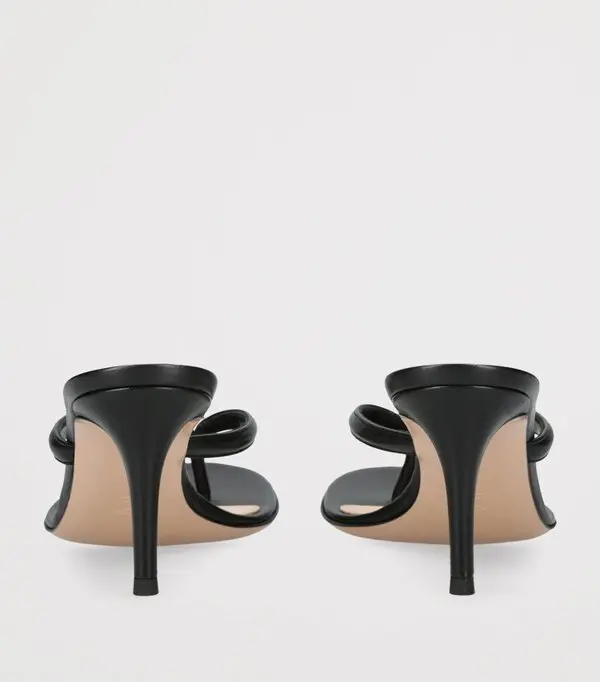 GIANVITO ROSSI Leather Calypso 45 Sandals - Black