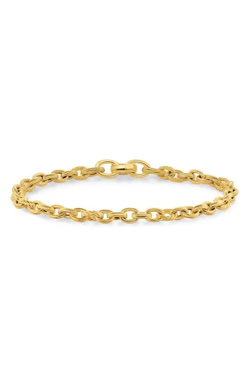 David Yurman Dy Mercer Petite Chain Bracelet - 18k Gold