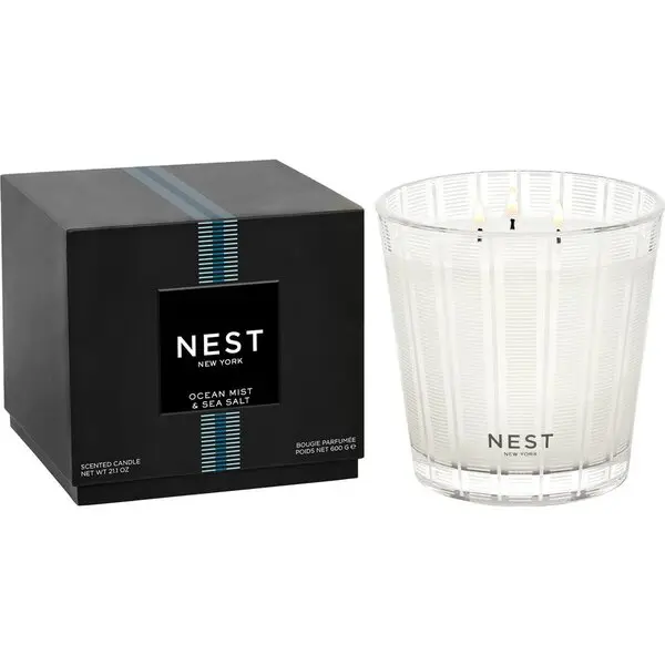 NEST NEW YORK Ocean Mist & Sea Salt Three-wick Scented Candle - No Color