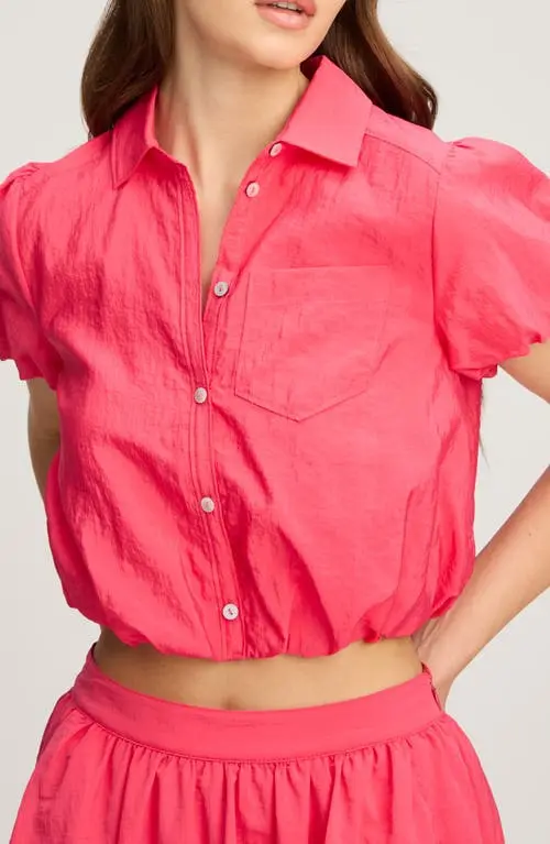Cinq À Sept Allinae Textured Crop Top