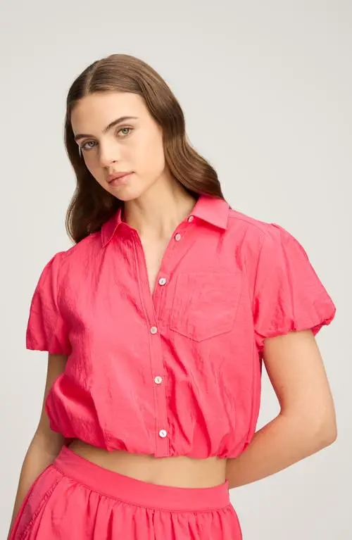 Cinq À Sept Allinae Textured Crop Top