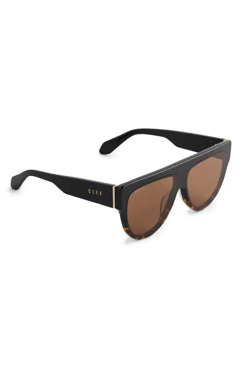 DIFF Georgie 58mm Gradient Flat Top Sunglasses
