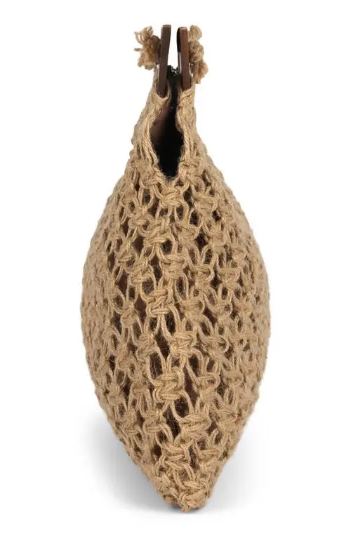 Jeffrey Campbell Island-grl Raffia Shoulder Bag