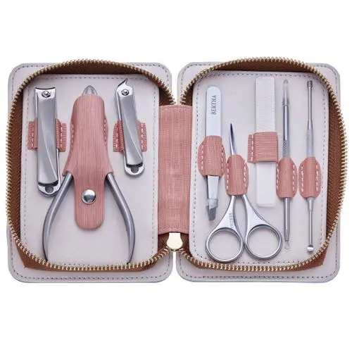 BERTHA WATCHES Melina 8 Piece Surgical Steel Groom Kit