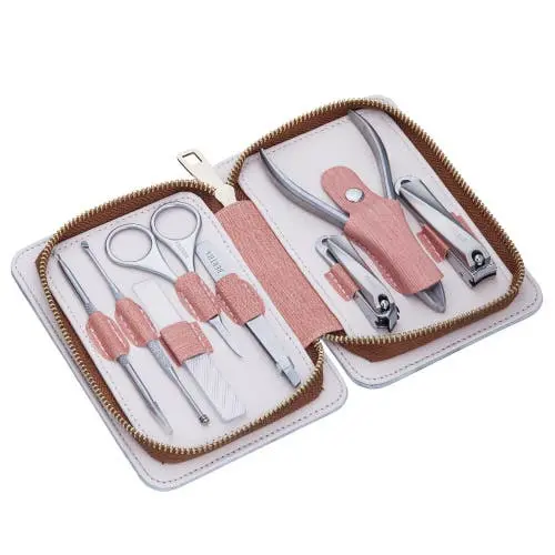 BERTHA WATCHES Melina 8 Piece Surgical Steel Groom Kit