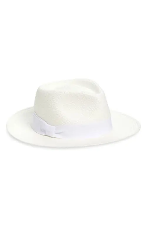 RENÉ MANTILLA, NEW YORK René Mantilla Fedora - White