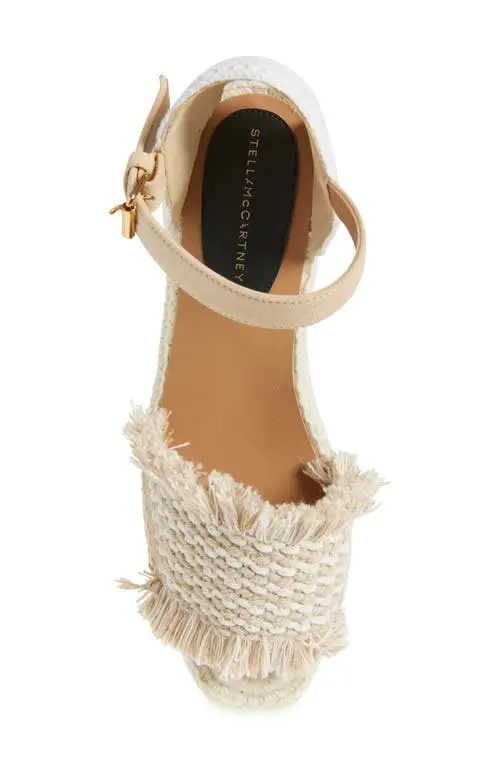 Stella McCartney Gaia Flatform Espadrille Sandals - Dust