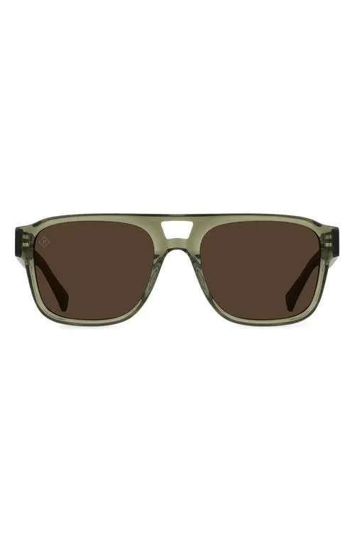 Raen Rifka 54mm Polarized Square Sunglasses - Cambria/vibrant Brown Pola
