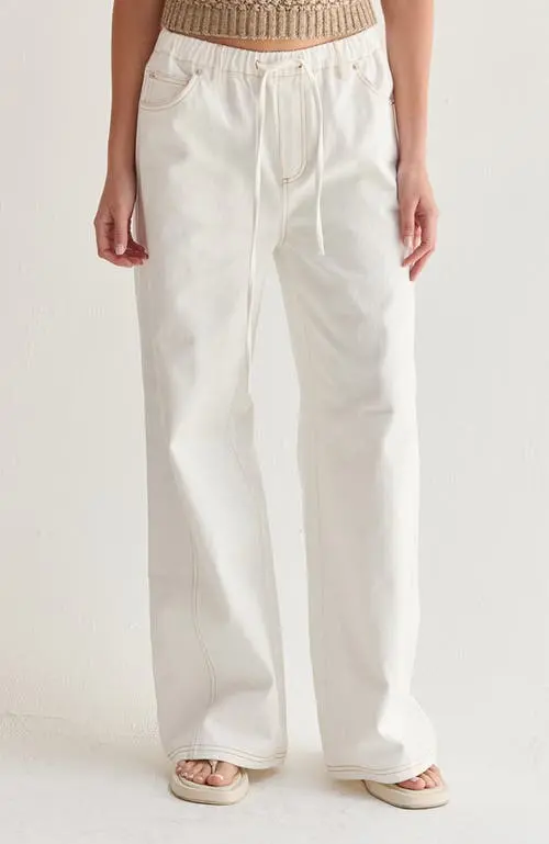 CRESCENT Denim Wide Leg Pants