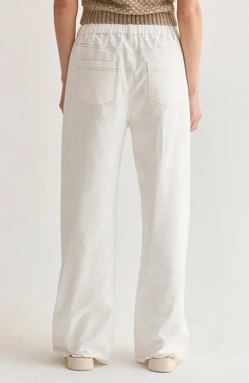 CRESCENT Denim Wide Leg Pants
