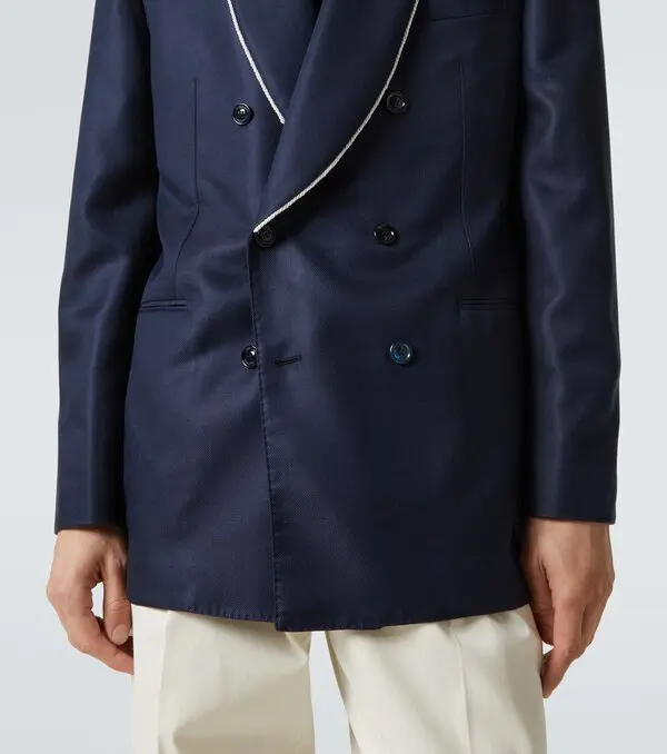 Brunello Cucinelli Silk Tuxedo Jacket