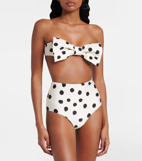 ADRIANA DEGREAS Strapless High-rise Two-piece Bikini Set