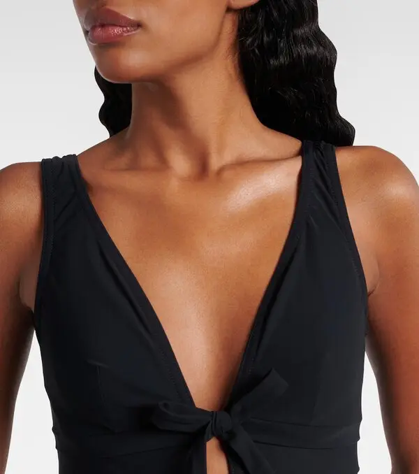 KARLA COLLETTO Lenora Bow Detail One Piece Swimsuit - Black